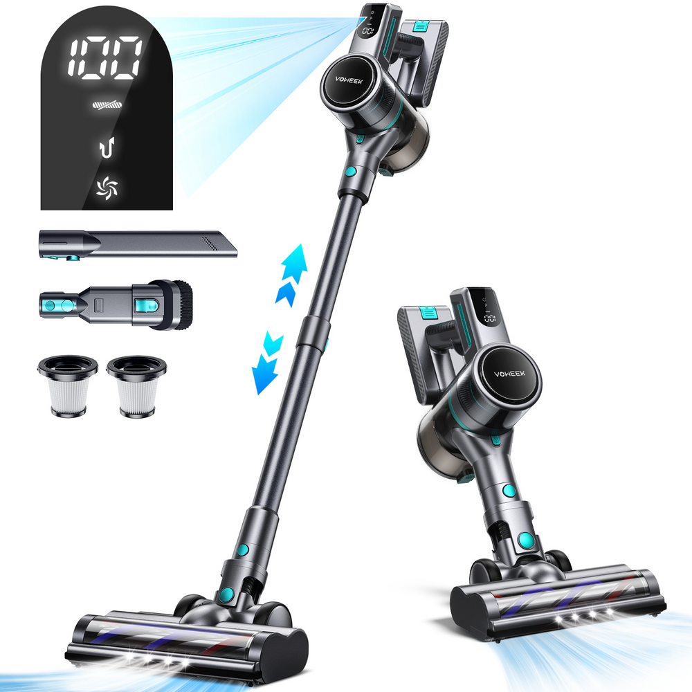 Voweek VC12 8 in 1 Cordless Vacuum Cleaner with 30Kpa 2024 Latest Moto